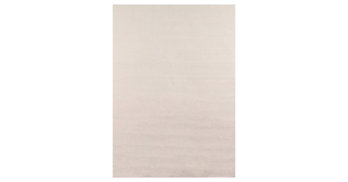 KADIMA DESIGN TEPPICH Kurzflor Waschbar LECH in Creme, einfarbig, 140 x ...