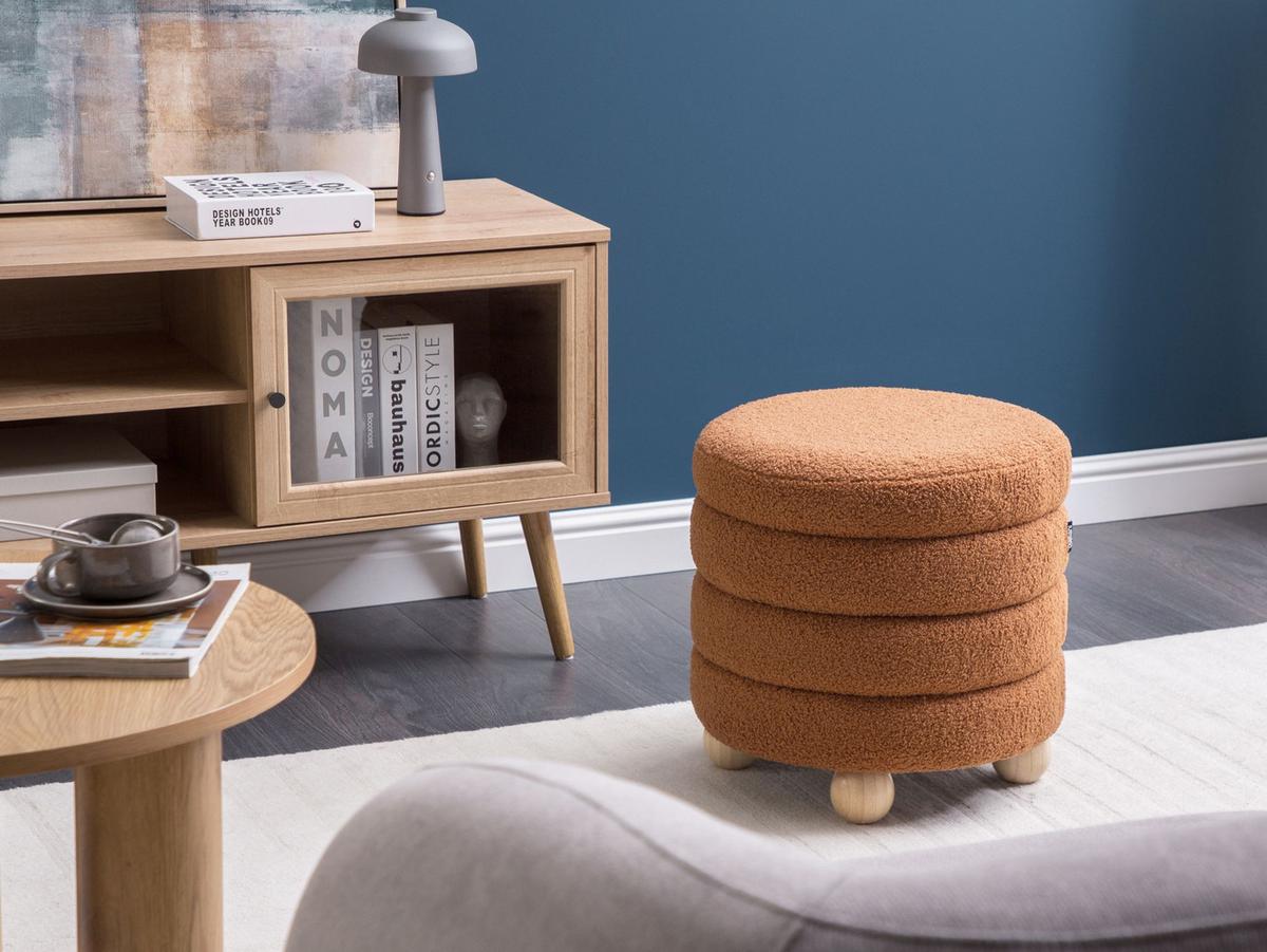 Beliani POUF Goldbraun Chilly online kaufen mömax