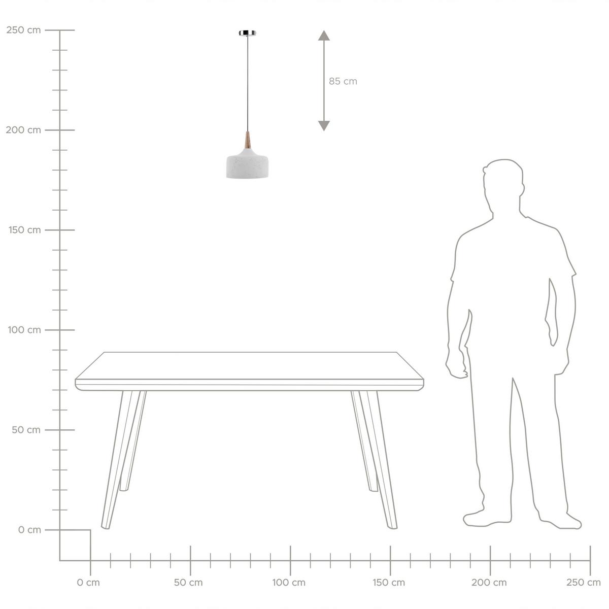 Beliani HÄNGELEUCHTE Burano 24/24/113 cm online kaufen mömax