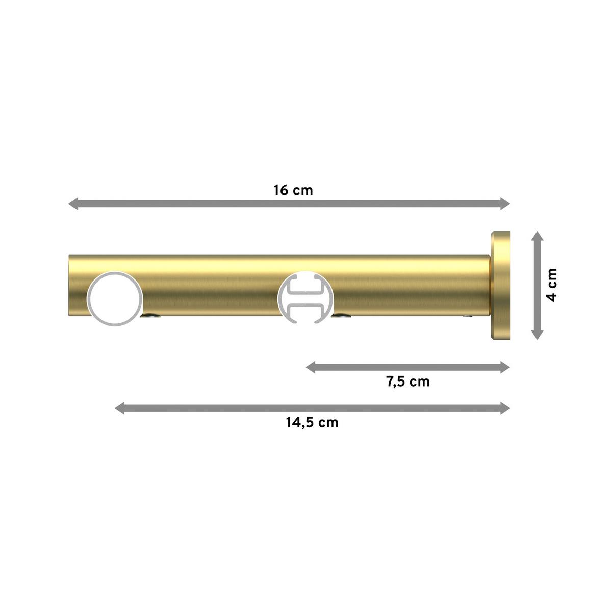 INTERDECO GARDINENSTANGE RUNDROHR-INNENLAUF Platon Verano 120 cm, 2 ...