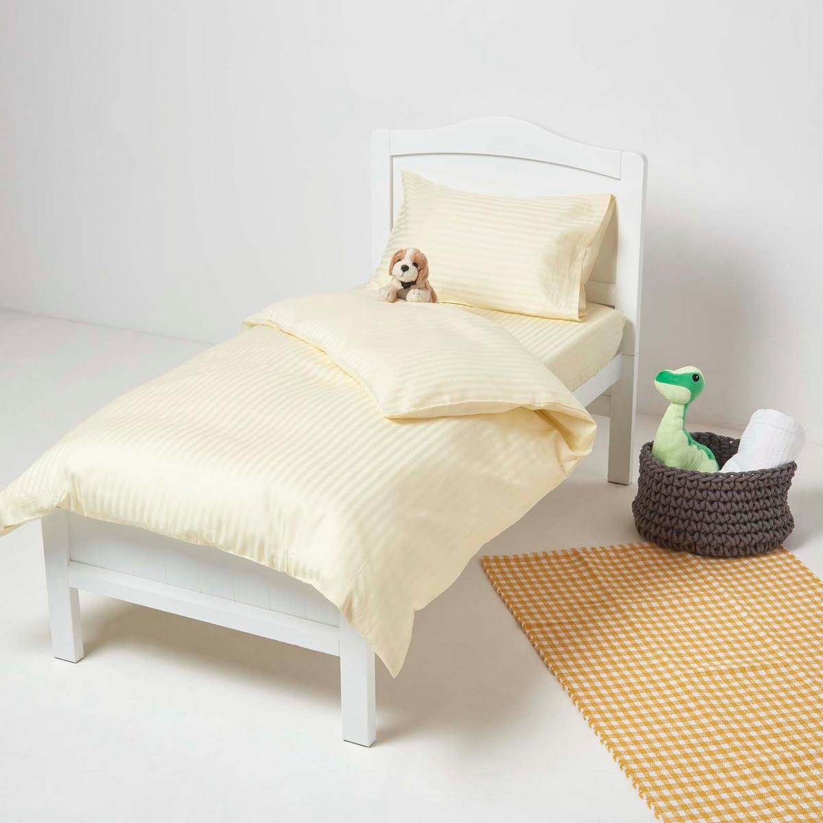Homescapes DAMAST-SPANNBETTLAKEN 2er-Set für Babybett, 60/120 cm online ...