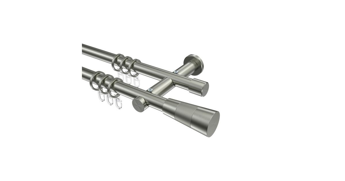 INTERDECO GARDINENSTANGE Platon Tanara 260 cm (geteilt in 2 x 130 cm ...