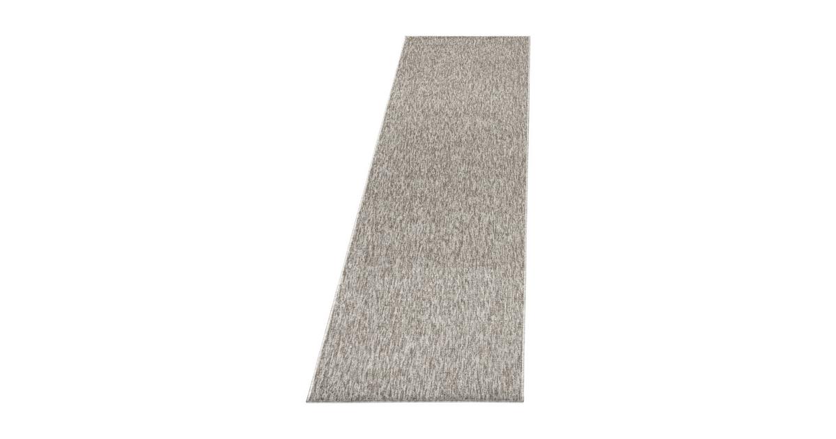 KADIMA DESIGN KURZFLORTEPPICH AMMER, einfarbig, Beige, 80 x 250 cm ...