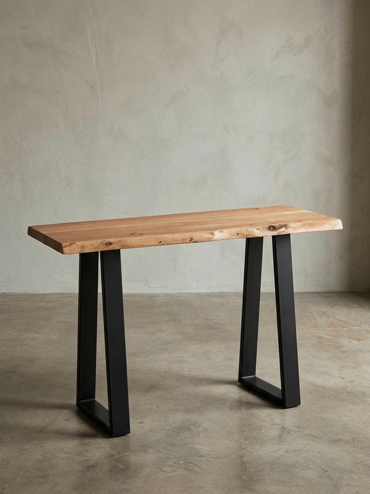 KADIMA DESIGN KONSOLENTISCH – Akazienholz, Landhausstil, robuste ...