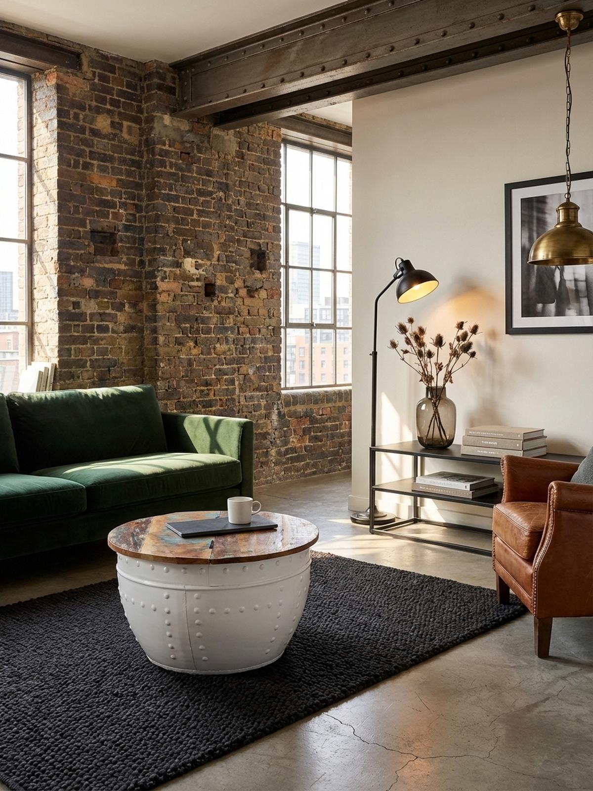 KADIMA DESIGN COUCHTISCH Massivholz mit klappbarer Tischplatte im ...