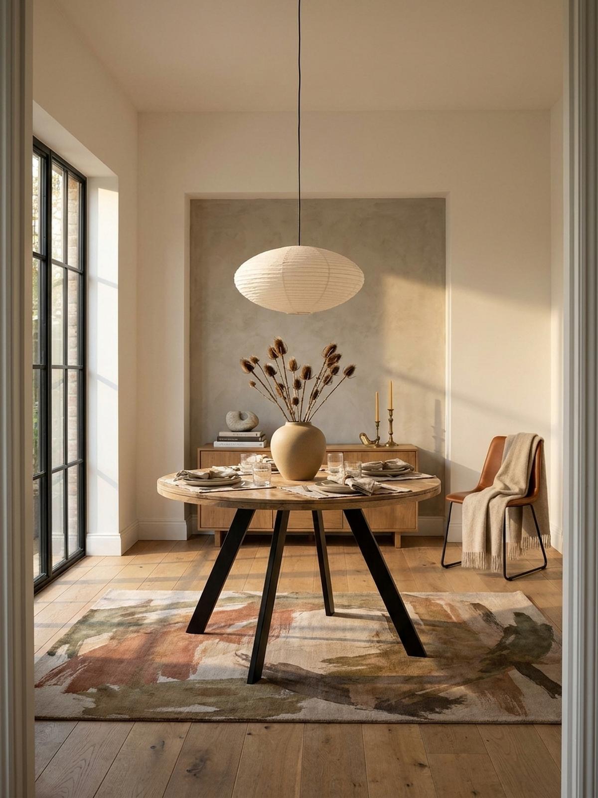 KADIMA DESIGN ESSZIMMERTISCH – Rund Mango Massivholz 120x120x76 cm ...
