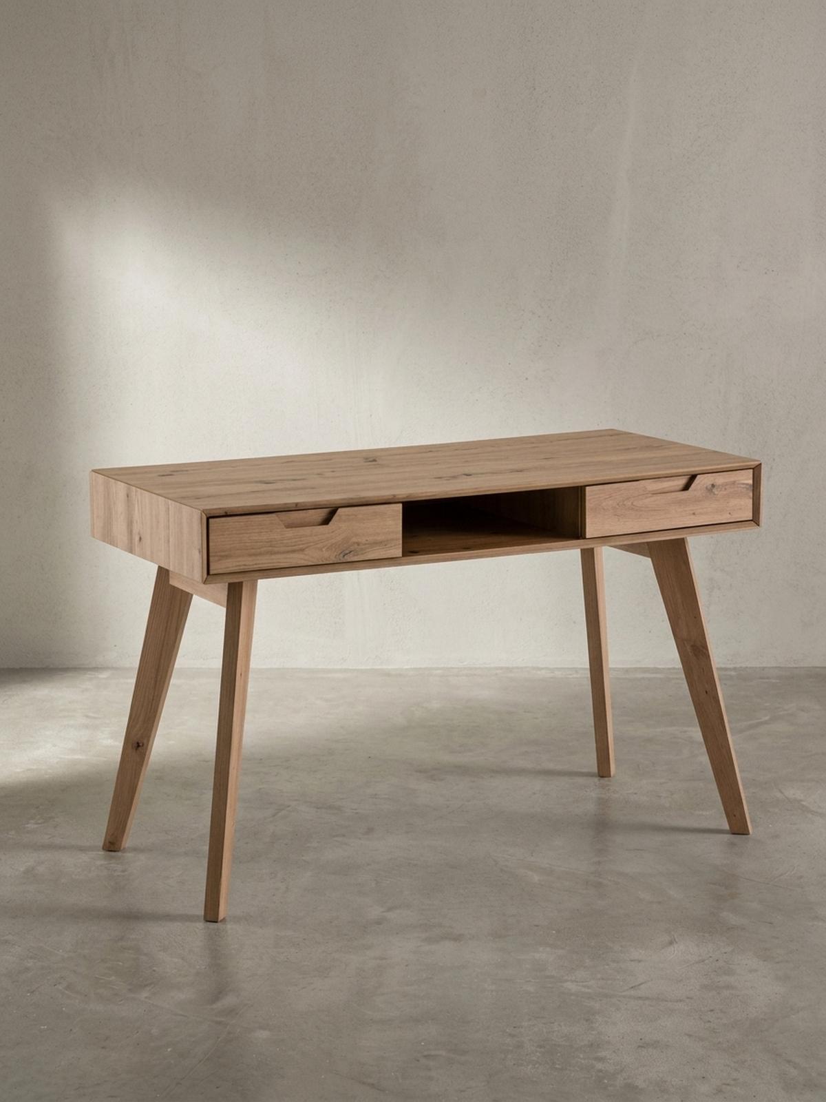 KADIMA DESIGN SCHREIBTISCH – 120x55x77 cm, Skandinavischer Stil, 2 ...