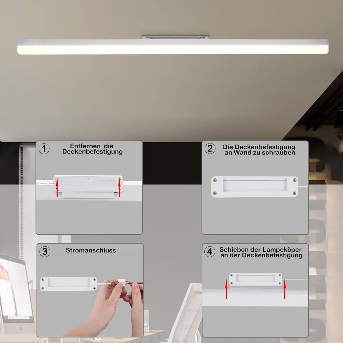 Nettlife LED-DECKENLEUCHTE Diederich 90/4.5/5 cm online kaufen mömax