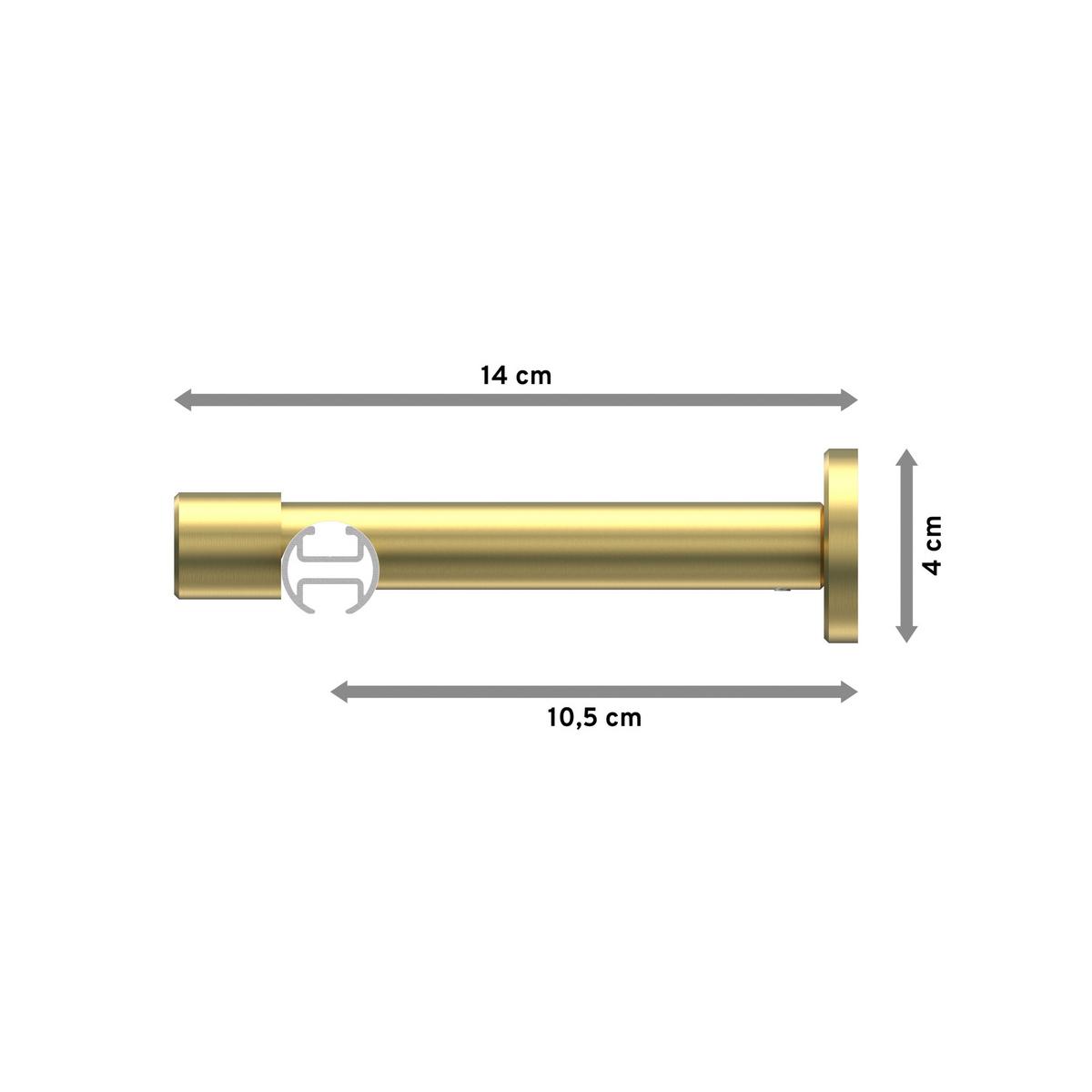 INTERDECO GARDINENSTANGE INNENLAUF Prestige Verano 180 cm, 1-läufig, 20 ...