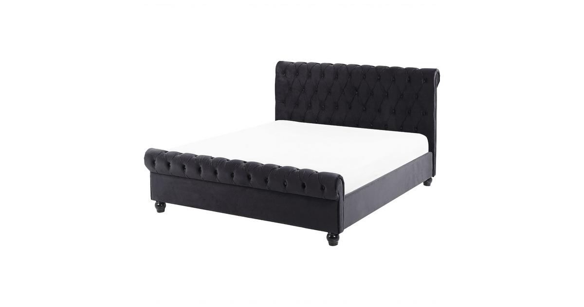 Beliani BETT 140/200cm Schwarz Avallon online kaufen mömax