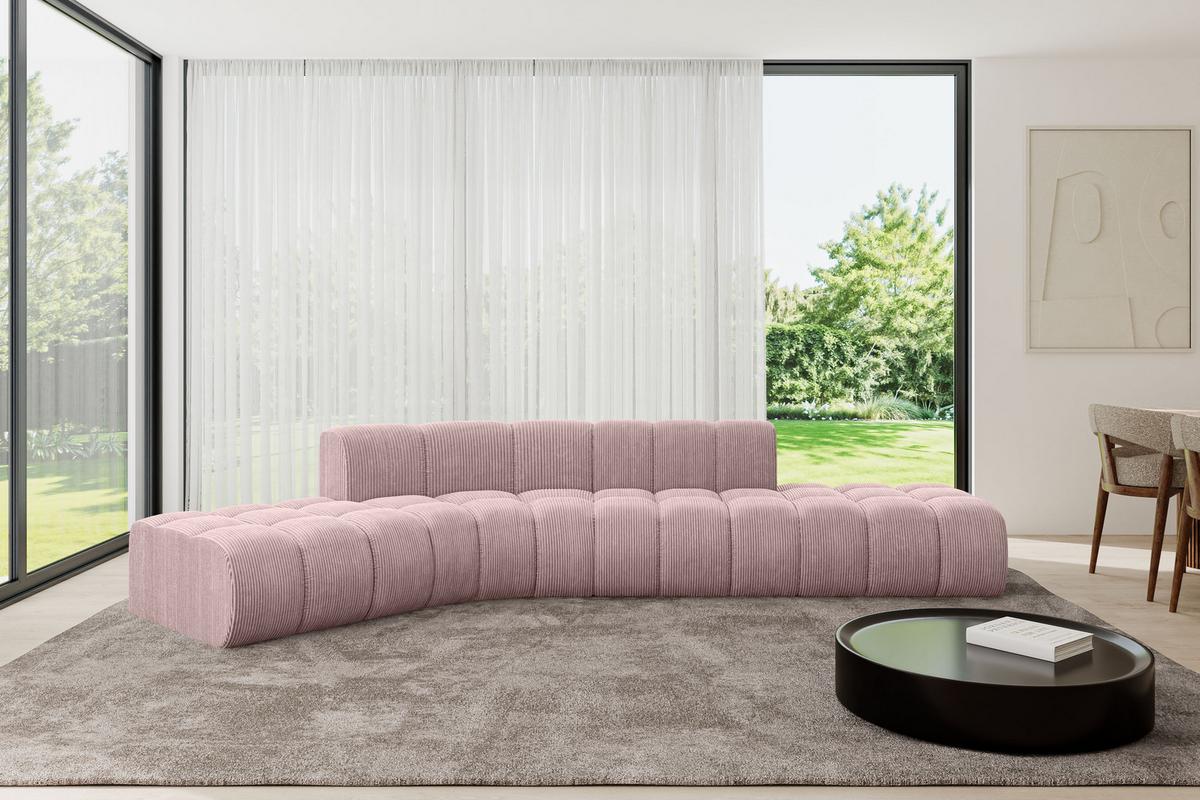 ALTDECOR ECKSOFA modulares Sofa Solven-L1 - 380x174x70 cm Rosa online ...