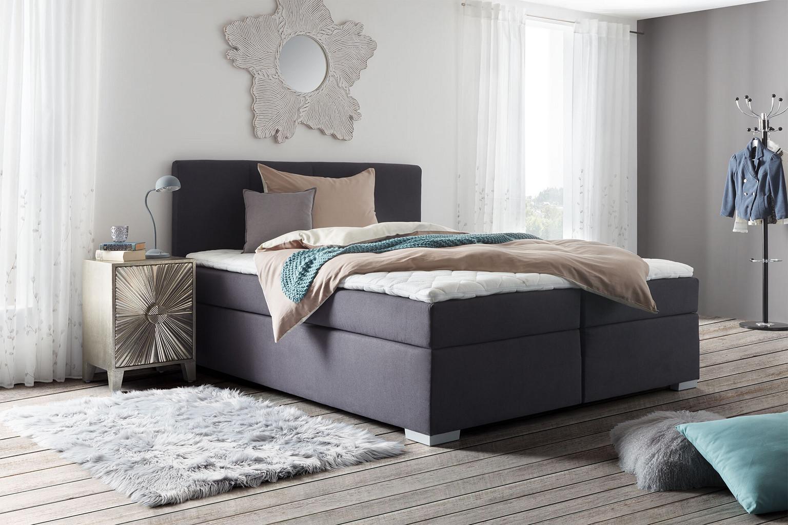 Moderne Betten mit Springbox oder Bettrahmen | Halbhohe Betten | mömax.at
