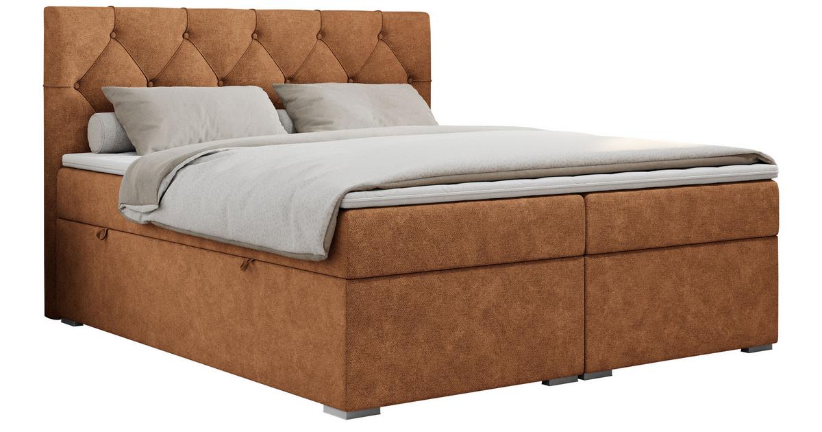 MKS BOXBETT ALDA 160/200 Orange Struktur - H3 online kaufen mömax