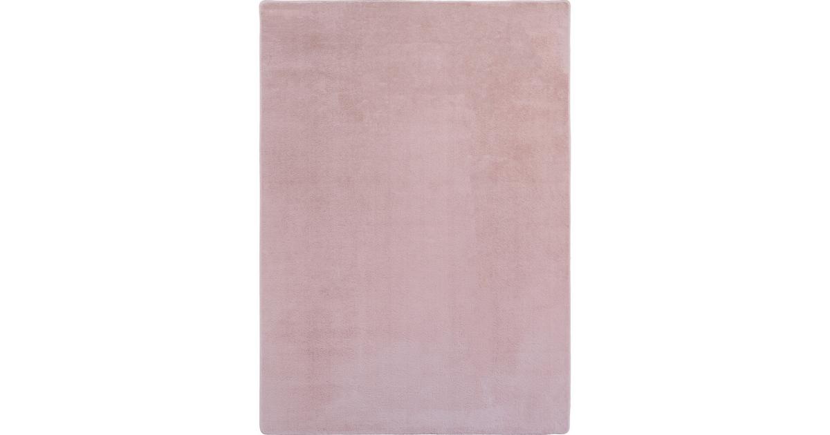 KADIMA DESIGN KURZFLORTEPPICH Waschbar ISAR, einfarbig, Rosa, Ø 200 cm ...