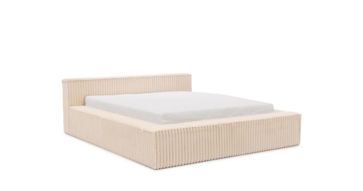 S-Style Möbel POLSTERBETT 160/200 cm Noord mit Bettkasten und ...