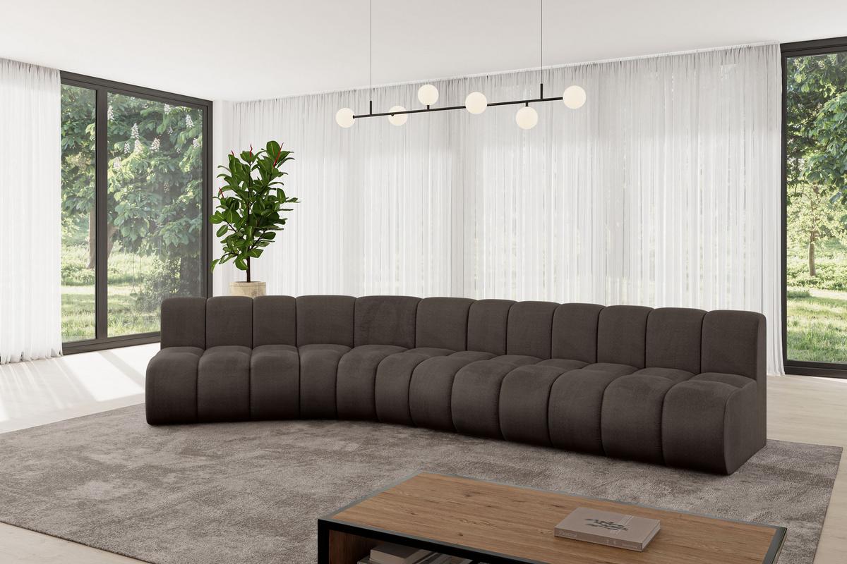 ALTDECOR ECKSOFA modulares Sofa Montra-L2 - 381x174x70 cm Braun online ...