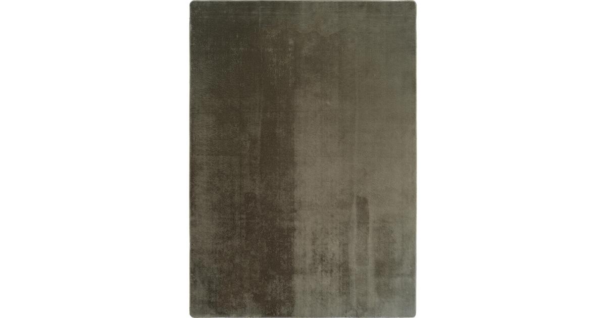 KADIMA DESIGN KURZFLORTEPPICH Waschbar ISAR, einfarbig, Grün, Ø 200 cm ...