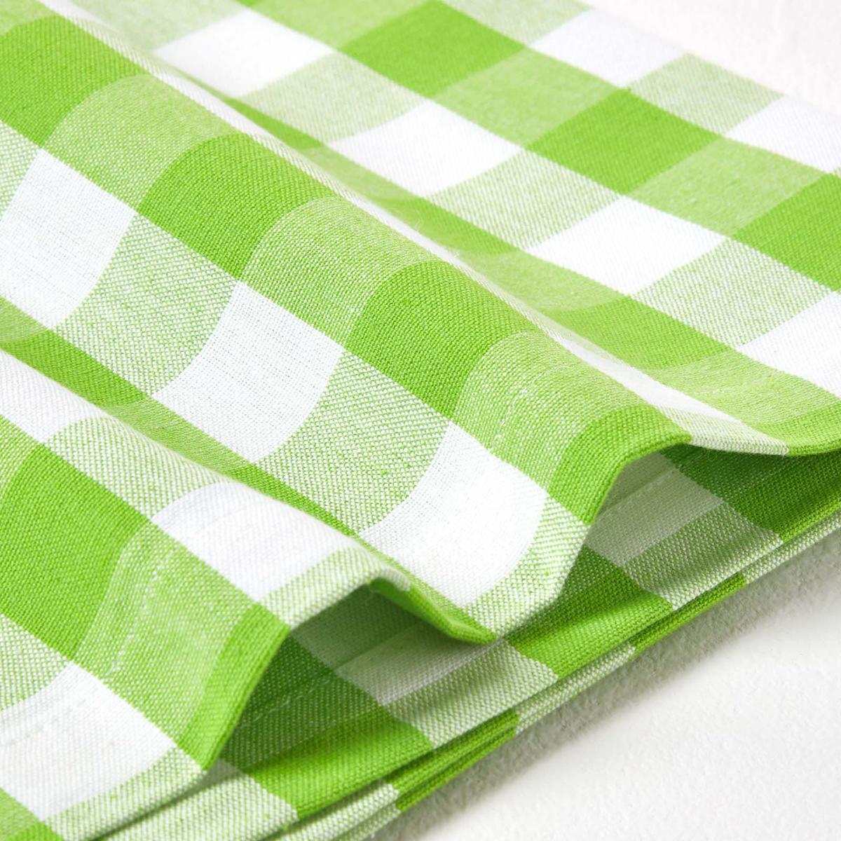 Homescapes TISCHDECKE Vichy-Karo grün kariert, 137/178 cm online kaufen ...