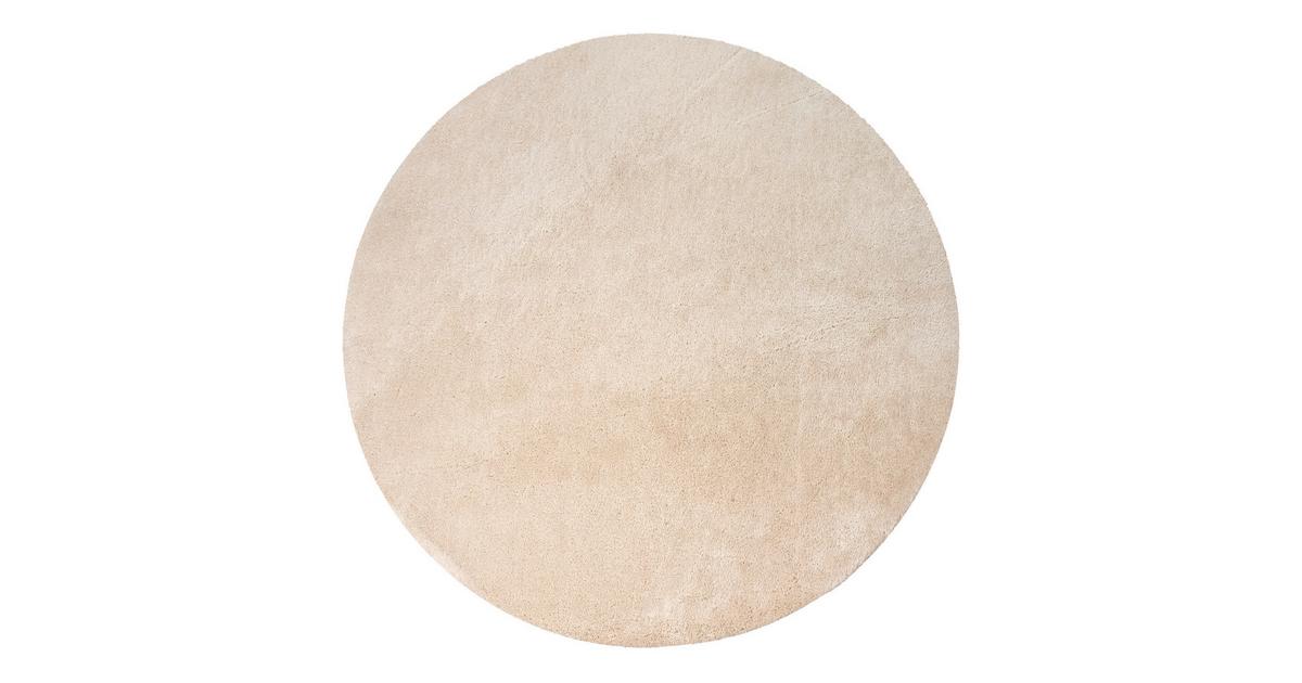 KADIMA DESIGN KURZFLORTEPPICH, einfarbig, Beige, Ø 200 cm online kaufen ...