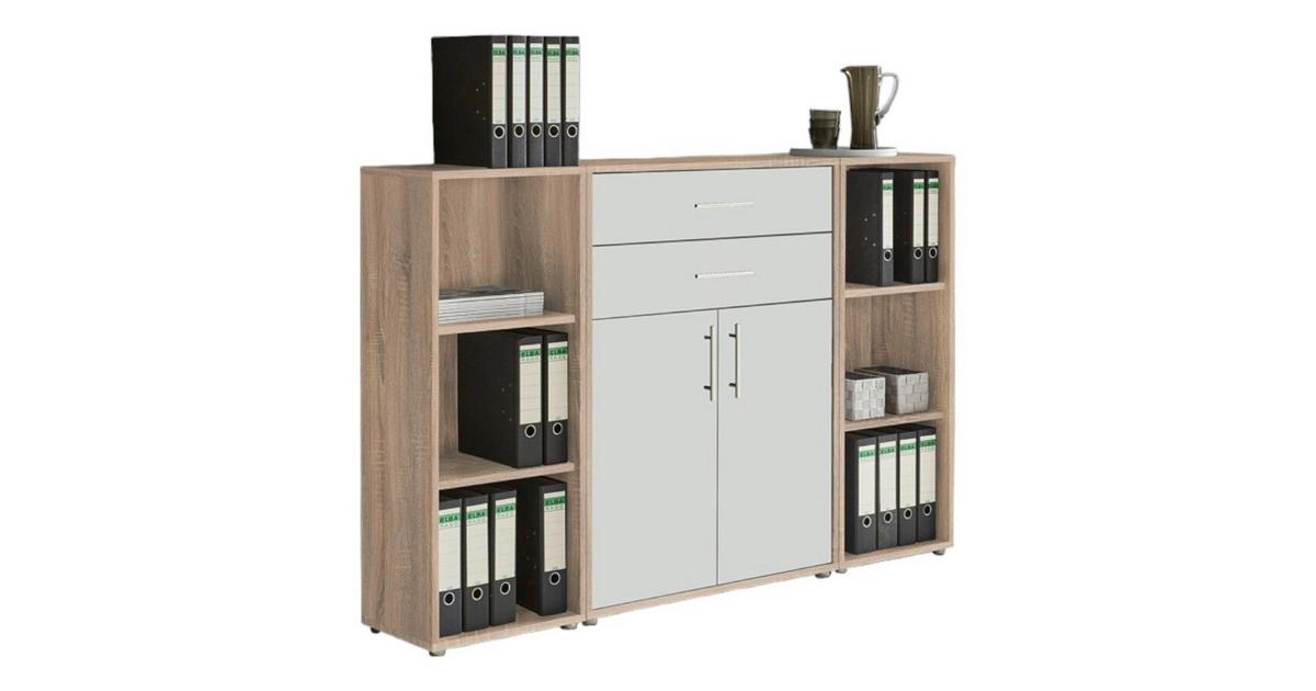 Aktenschrank Office Edition Sw Set 13 Weiß/Sonoma Eiche online kaufen mömax