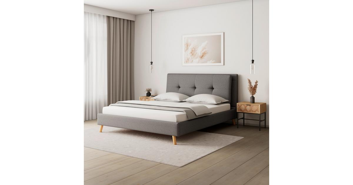 Tapecirani Krevet Camilla 180/200 cm siva kupujte online mömax