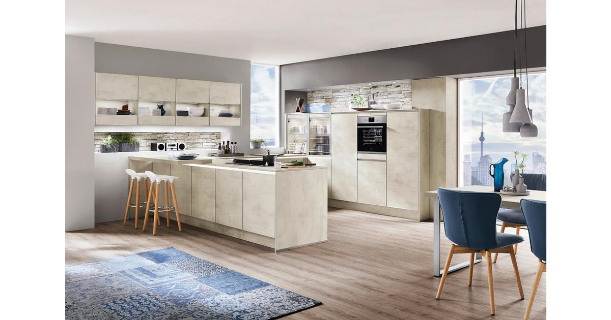 Einbauküche River in Sandfarben online kaufen mömax