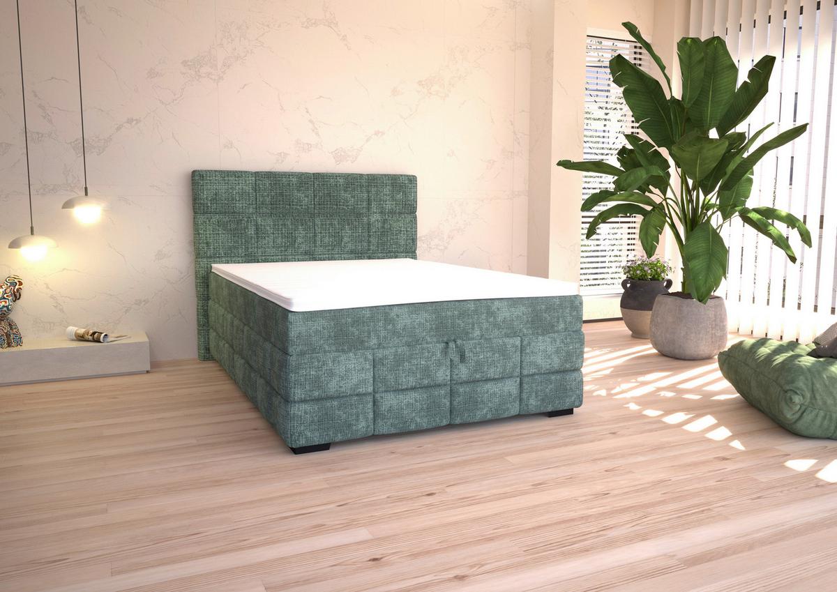 Tapecirani Krevet Vega 140/200 cm zelena kupujte online mömax