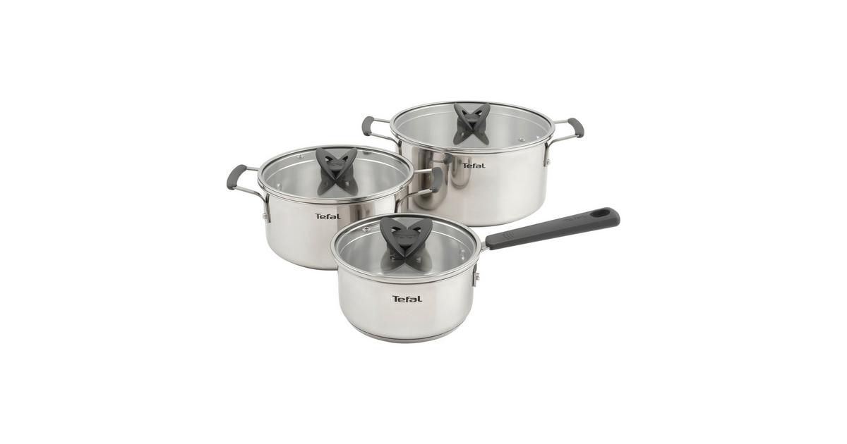 Kochtopfset Tefal Opti´Space Edelstahlfarben, 6-teilig online kaufen mömax