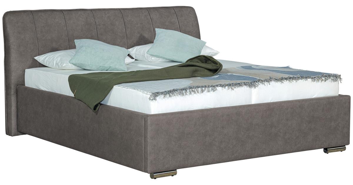 Tapecirani Krevet France Storage 160/200 cm siva kupujte online mömax