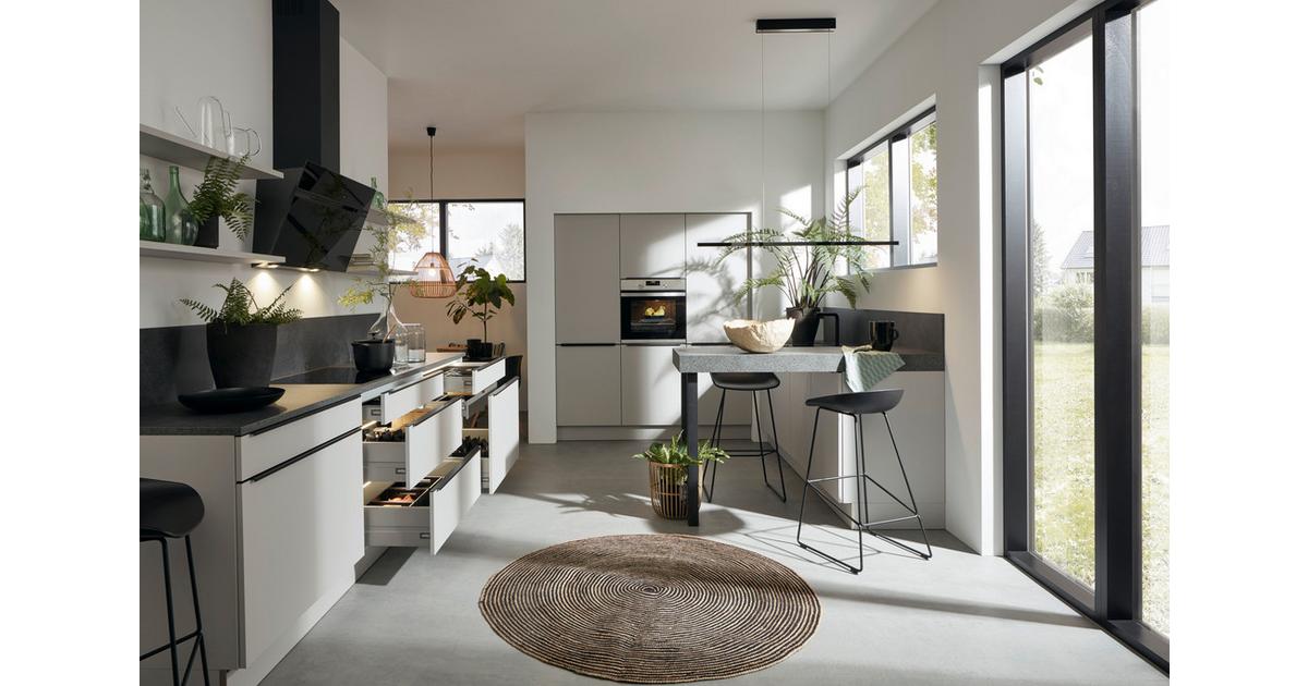 Einbauküche Feel in Grau matt online kaufen mömax