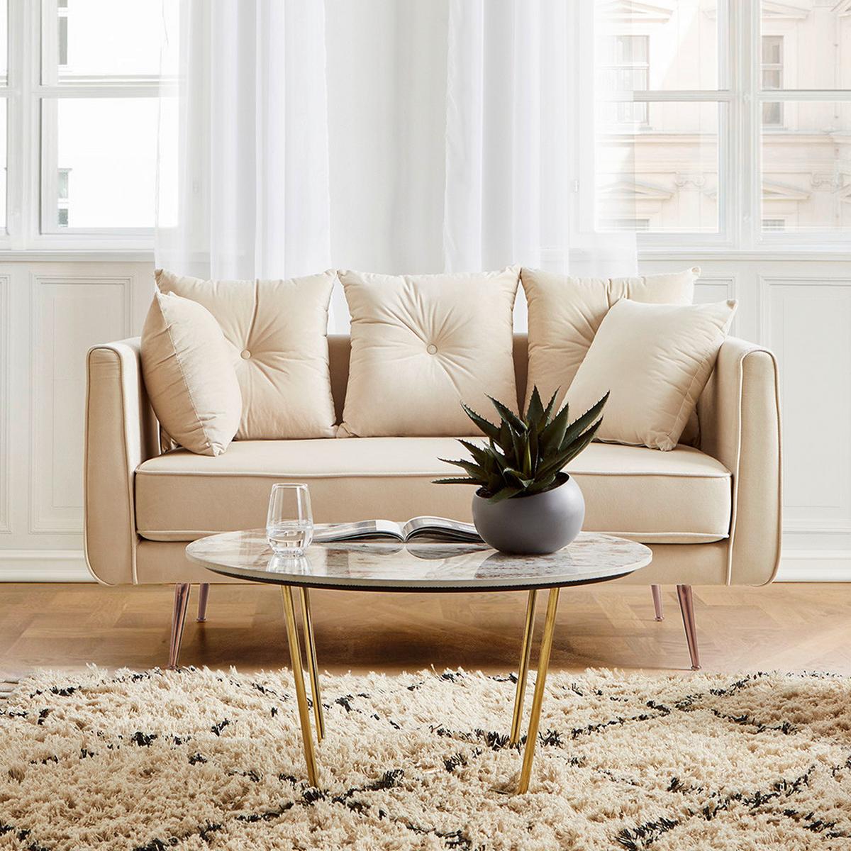 Beige modern couch store