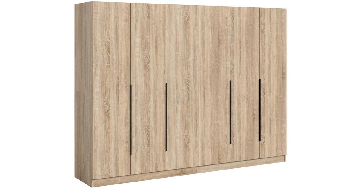 Drehtürenschrank KOPENHAGEN ca.240x181x52cm Sonoma Eiche online kaufen ...