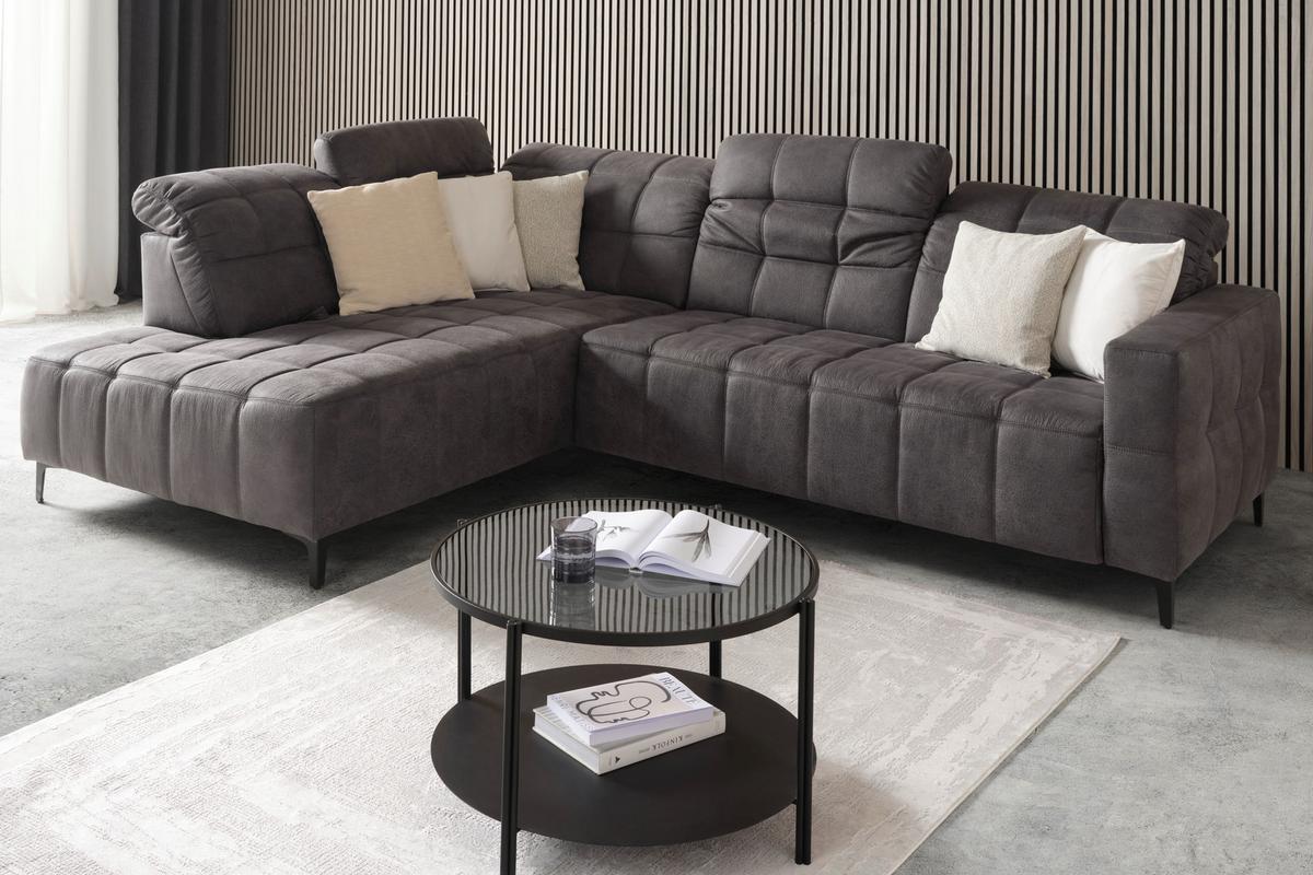 Ecksofa in Grau online kaufen