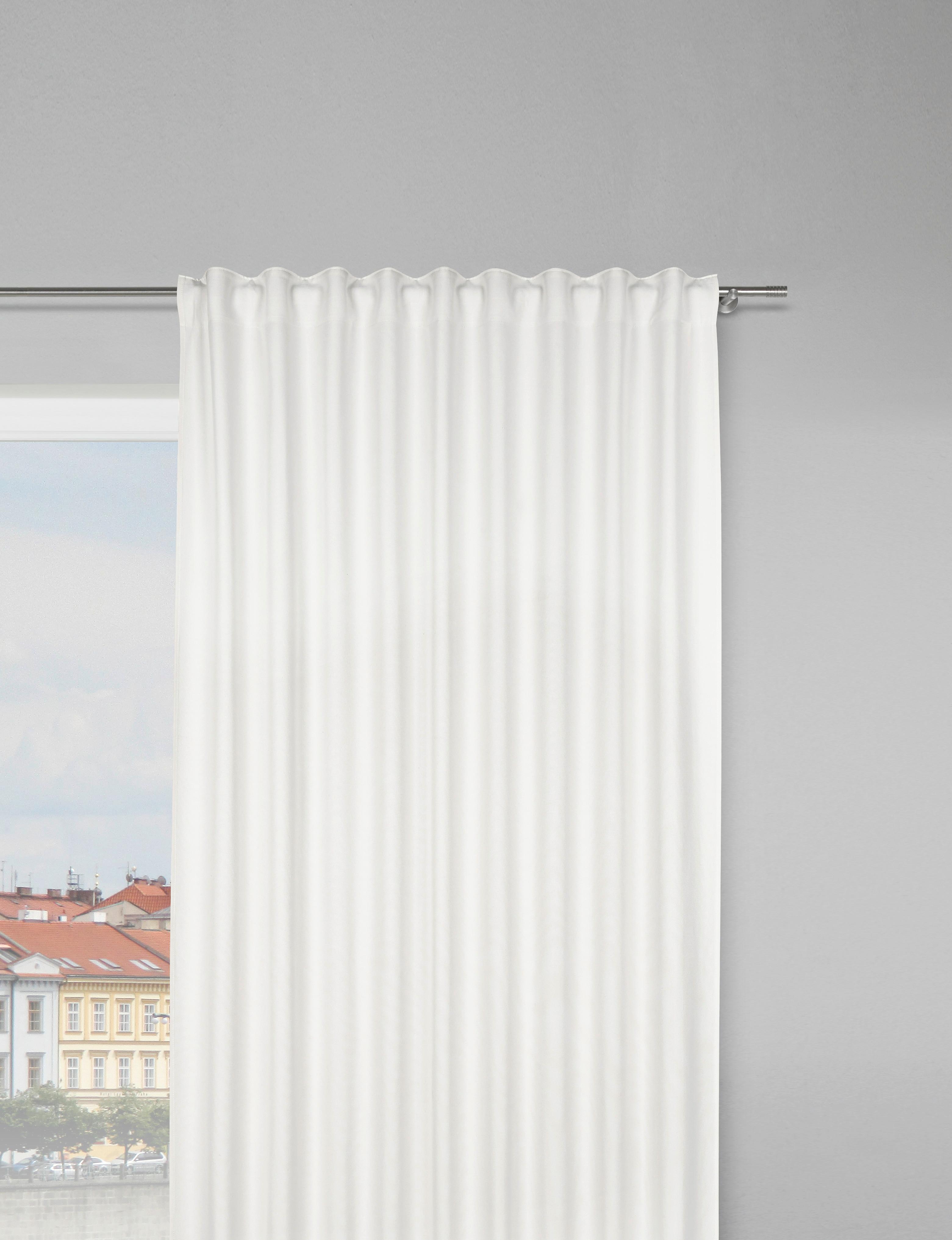 Fertigvorhang in Reinweiß online kaufen