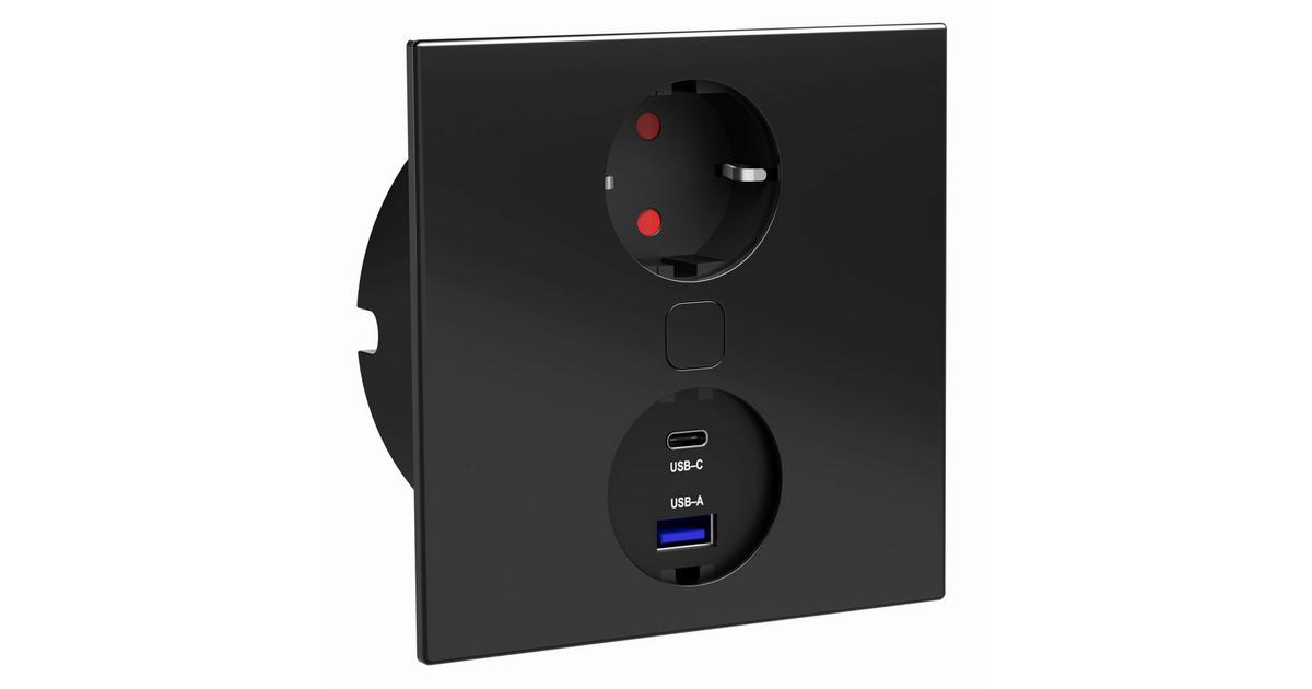 Steckdosenelement 104651 Schwarz online kaufen mömax