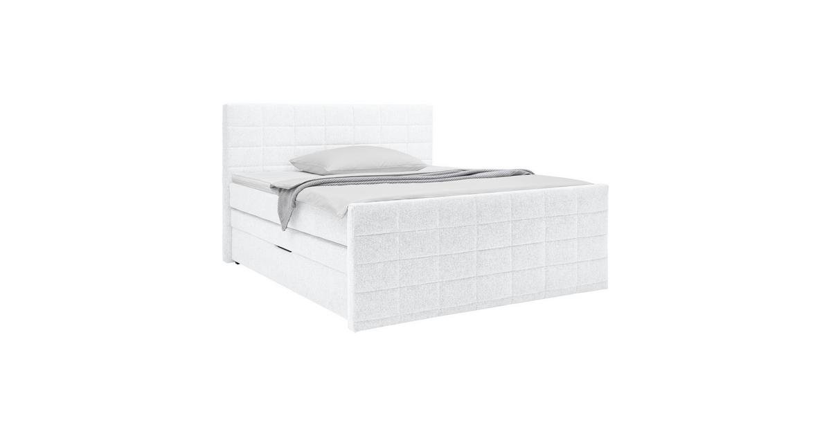 PAT BOXSPRING DAMON 160/200 cm alb comandă online moemax