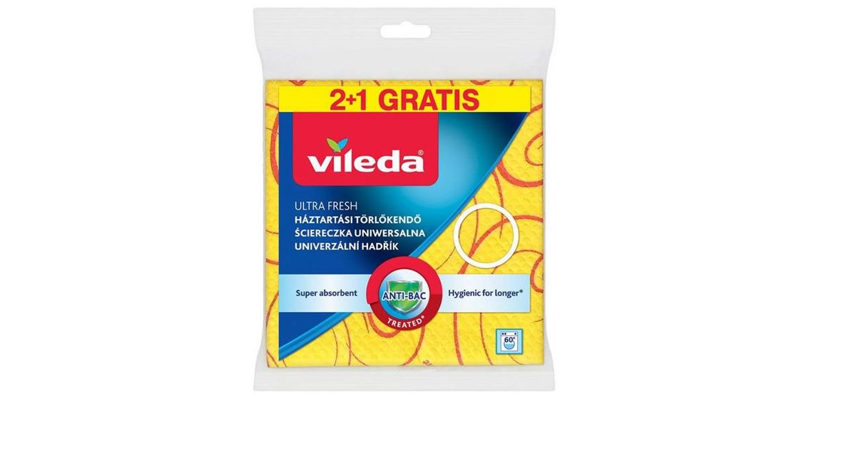 Tisztítókendő Vileda Ultra Fresh 2+1 online vásárlás mömax
