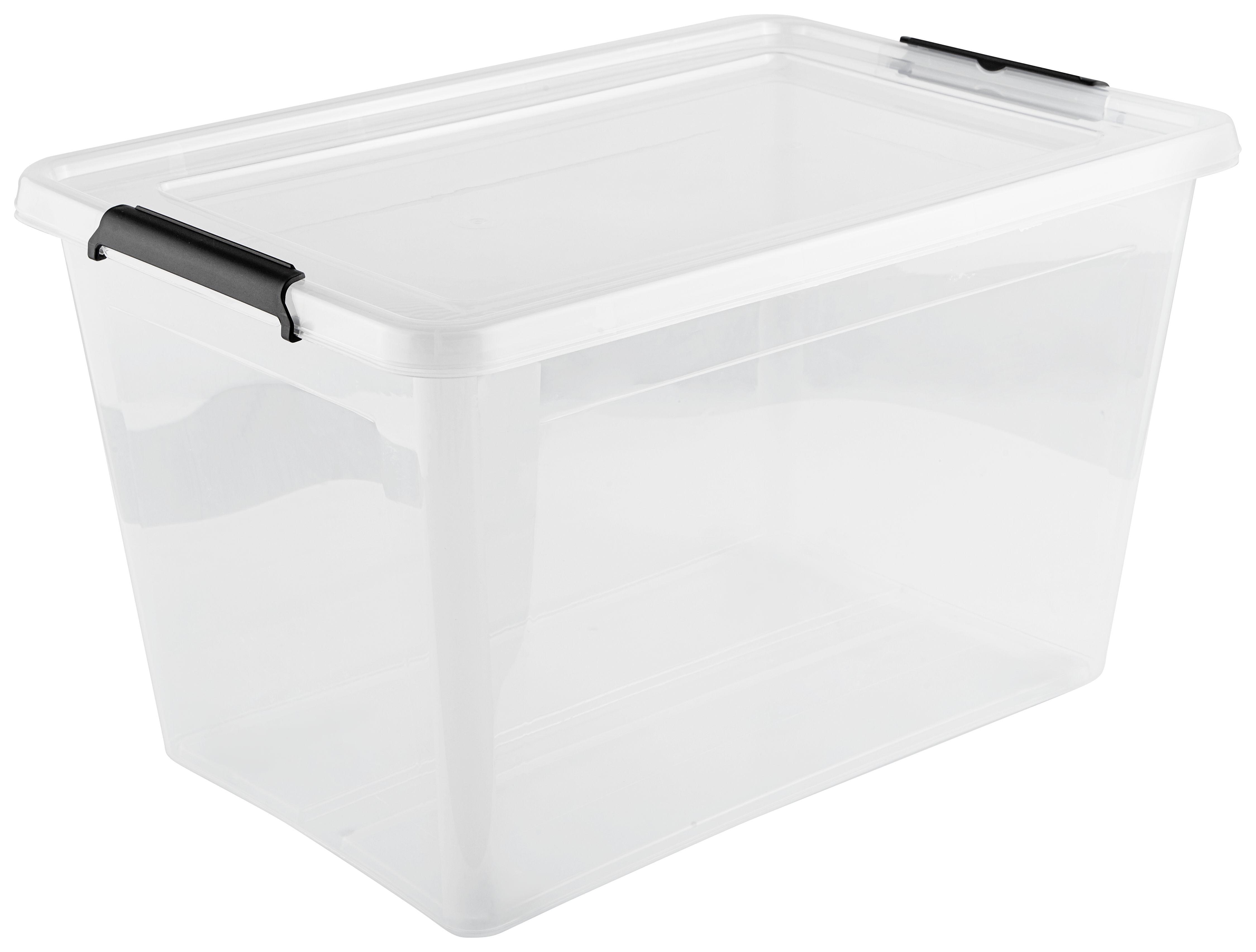Verwunderlich Plastikbox Mit Deckel 60 L Bild