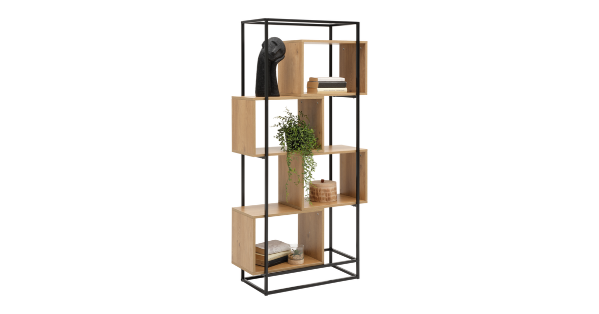Regal Adrian Naturfarben/Schwarz online kaufen mömax