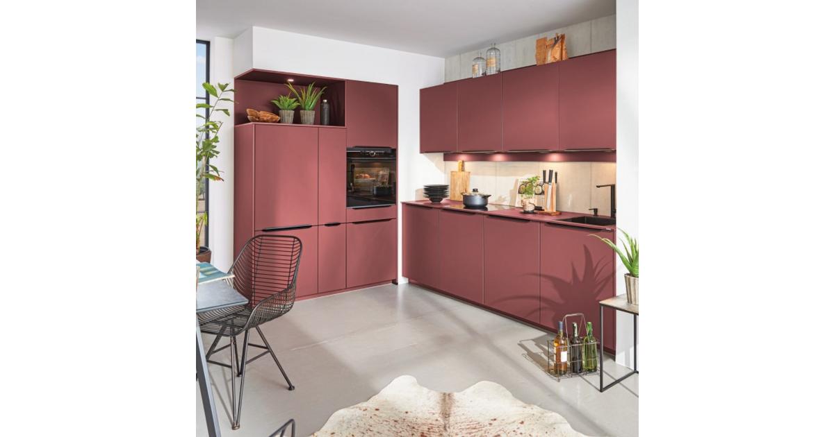 Einbauküche in Rostrot - Jetzt Online entdecken