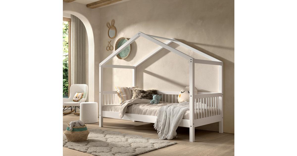 Hausbett FORREST Weiß ca.90x200cm Echtholz Buche online kaufen mömax