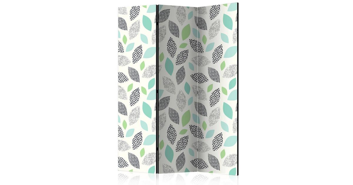 Paravan Patterned Leaves, 3-Delni, Dvostranski spletno naročilo mömax