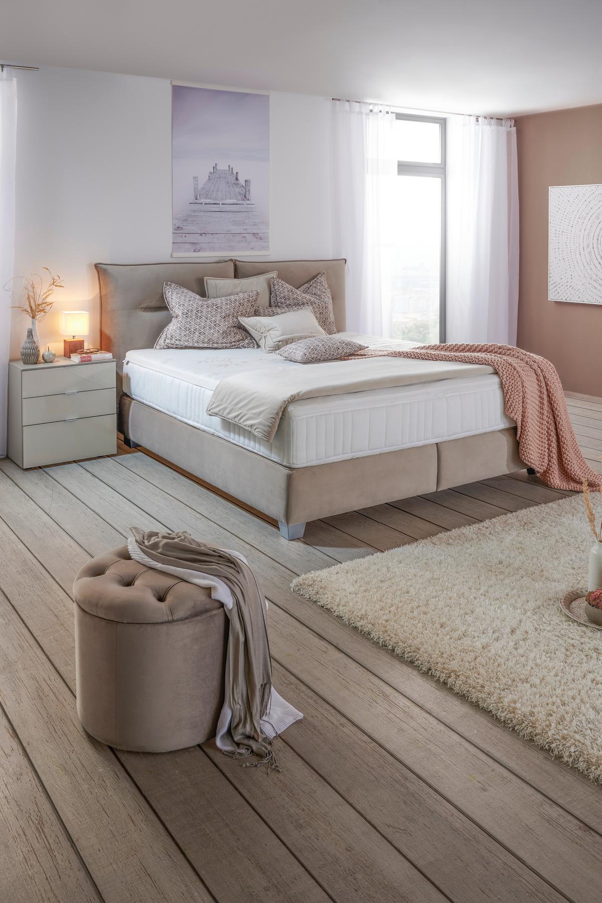 Boxspringbett in Beige - Jetzt bestellen