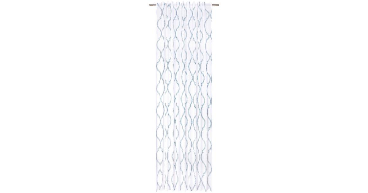 Fertigvorhang Orie In Weiss/jadegrün Ca.135x255cm online kaufen mömax