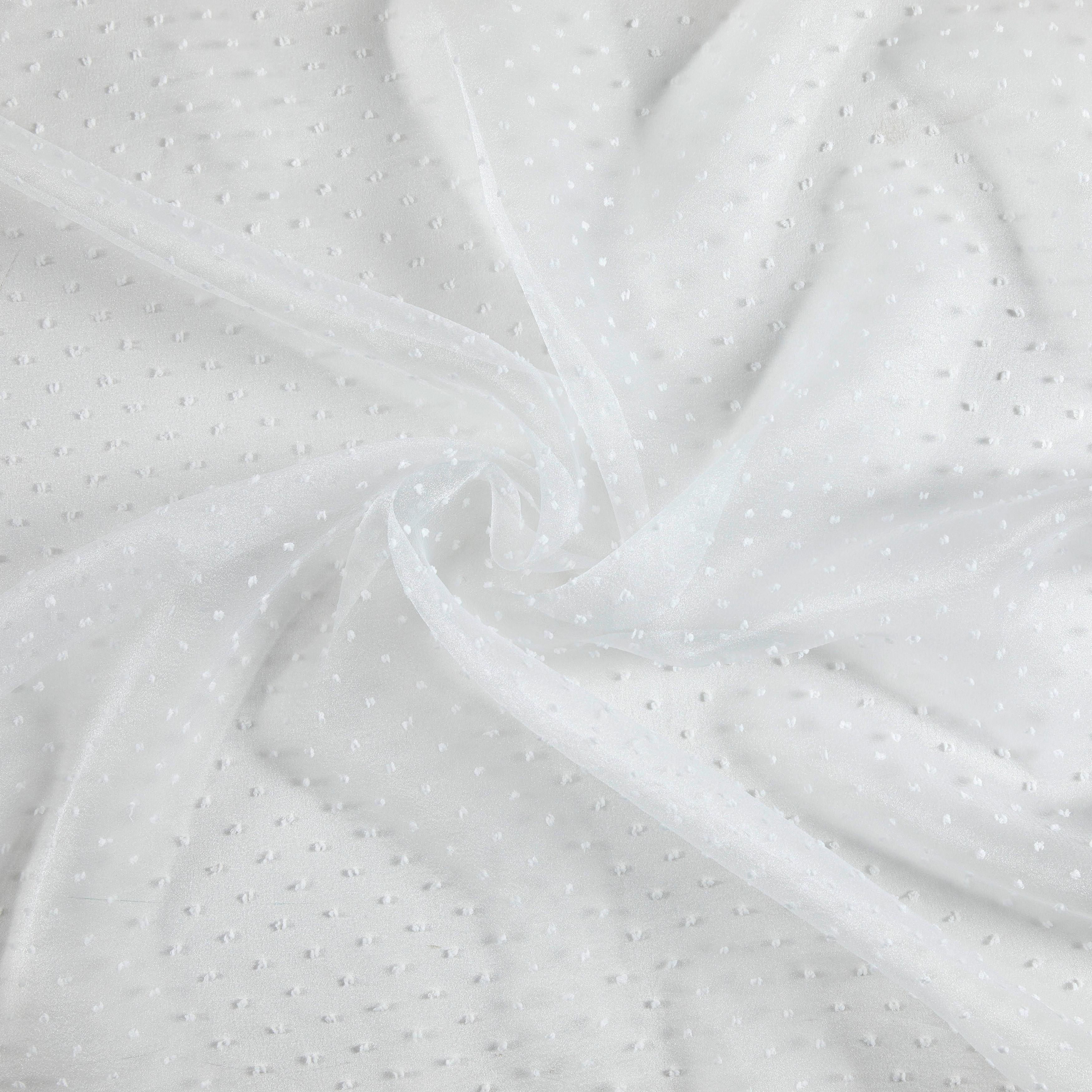 Fertigvorhang Lea in Weiß ca. 140x245cm - Weiß, ROMANTIK / LANDHAUS ...