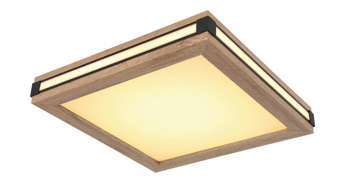 LED-Deckenleuchte Carla Weiß/Dunkelbraun max. 12 Watt online kaufen mömax