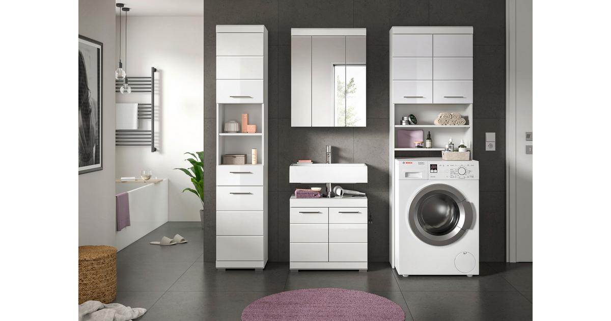 Badezimmer in Weiß Hochglanz online bestellen!