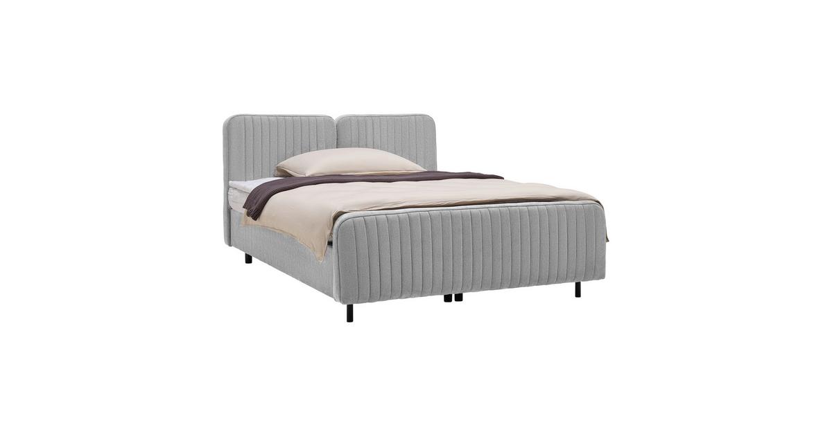Pat box LIVETTO 180/200 cm gri comandă online moemax