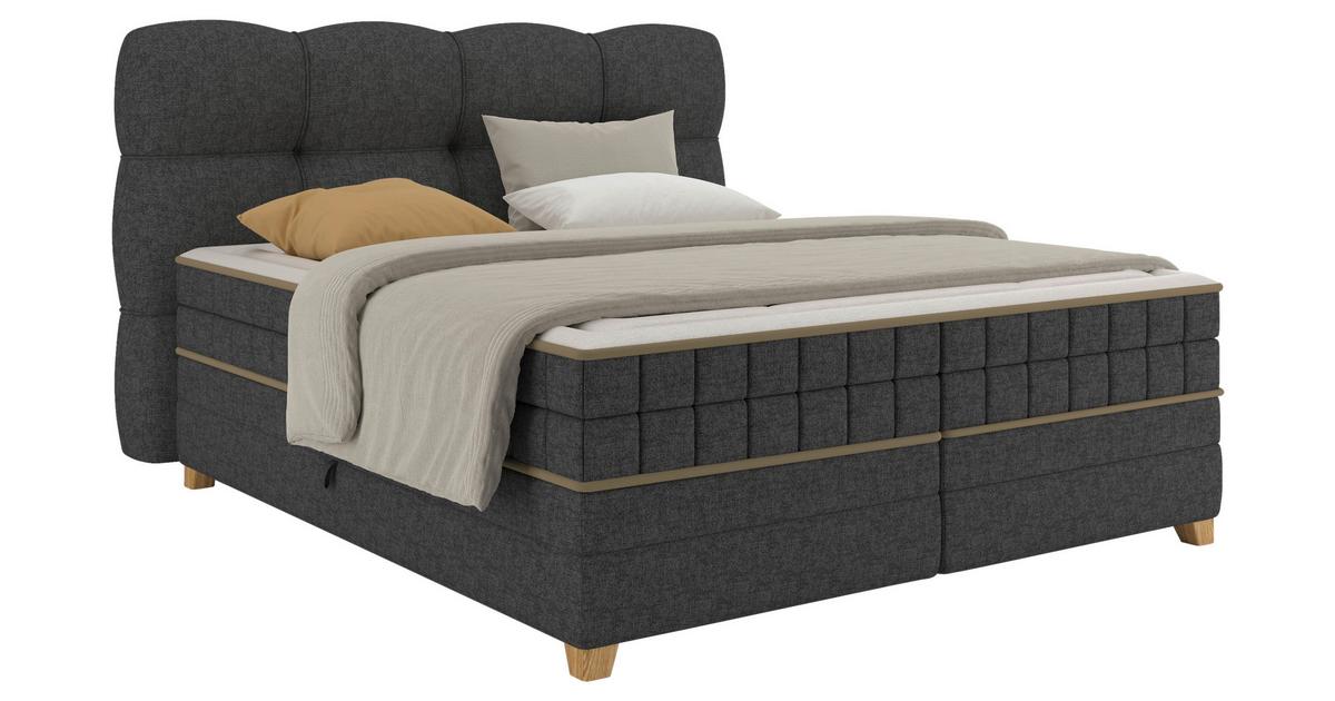 PAT BOXSPRING BIANCO 160/200 cm antracit comandă online moemax